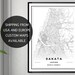 SAKATA MAP PRINT, High Res Map, Map of Sakata, Sakata City Map, Sakata ...