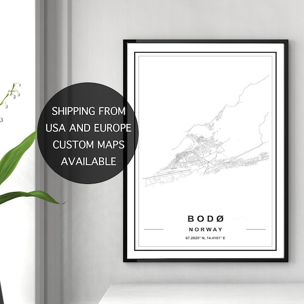 Bodo Maps - Etsy