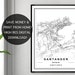 ALRESFORD MAP PRINT, High Res Map, Map of Alresford, Alresford City Map ...
