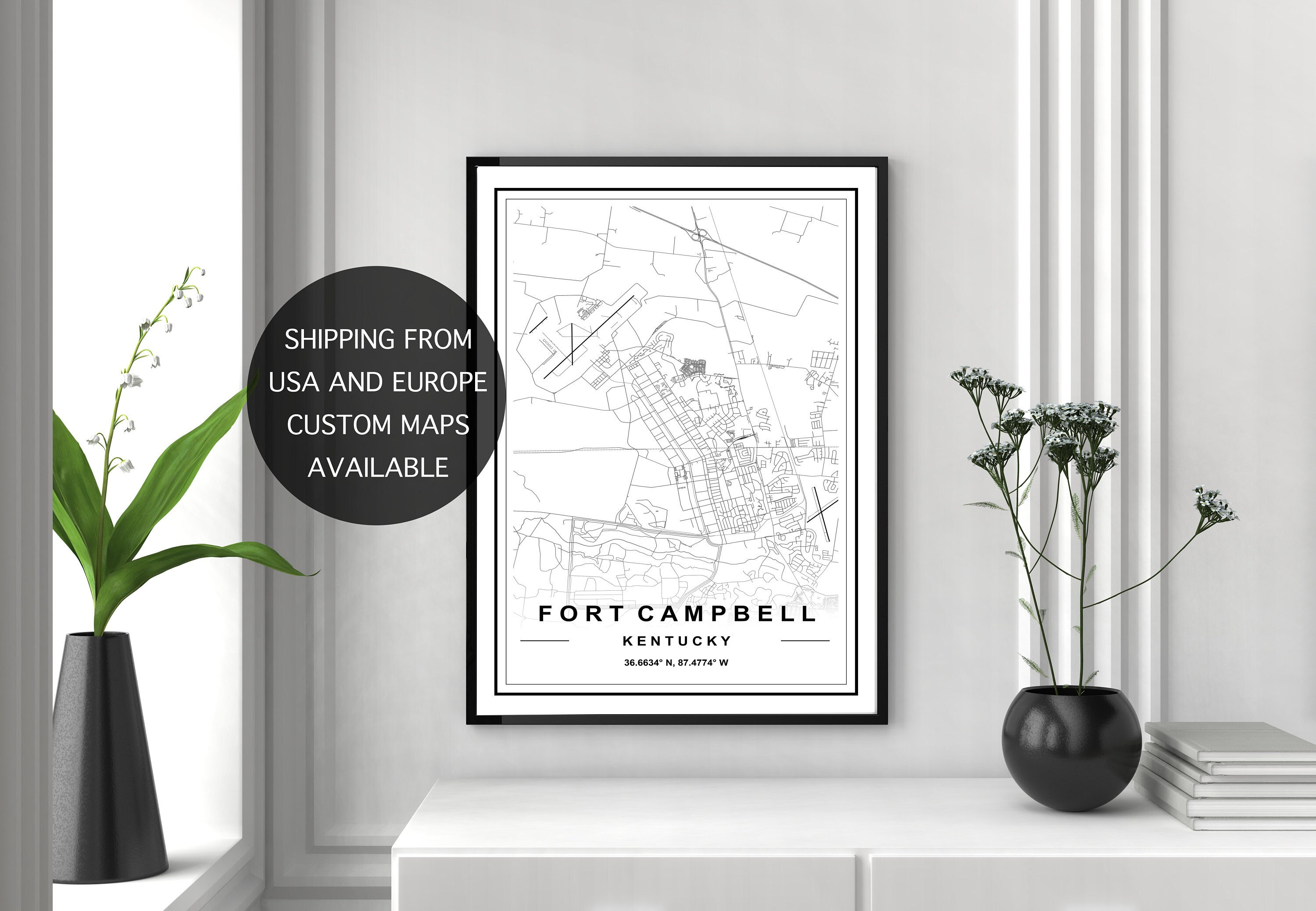 Fort Campbell Ky Street Map