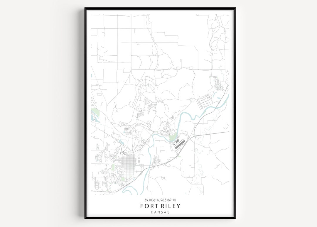 FORT RILEY MAP, Map of Fort Riley, Fort Riley Kansas Map, Fort Riley ...