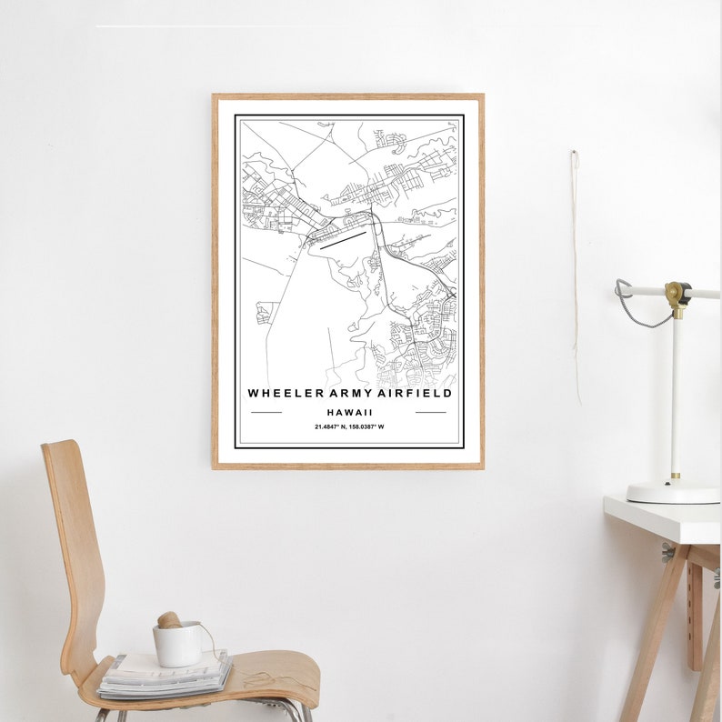 WHEELER ARMY AIRFIELD, Wheeler Map, Map of Wheeler Army Airfield ...