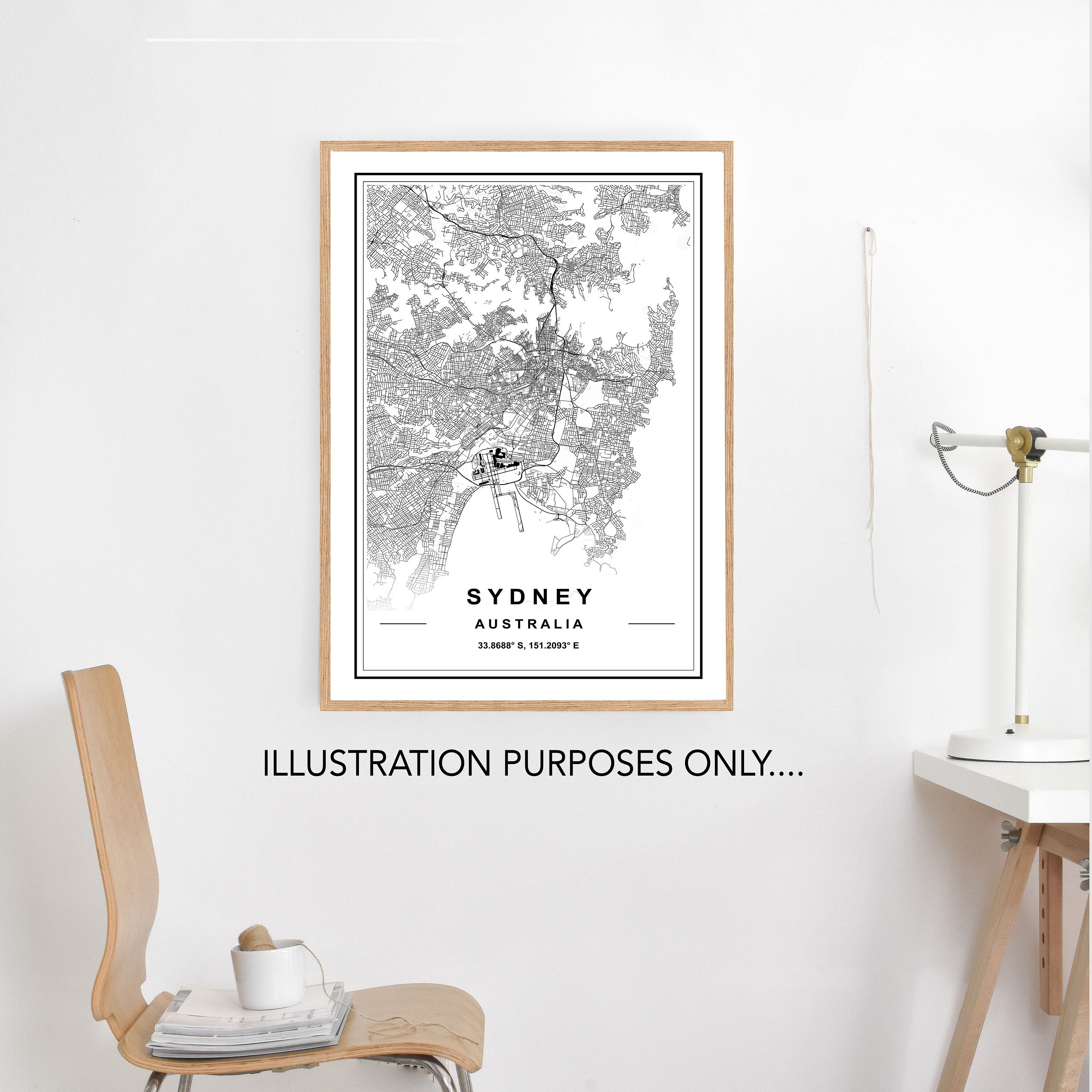 ROSWELL MAP PRINT High Res Map Map of Roswell Roswell City - Etsy