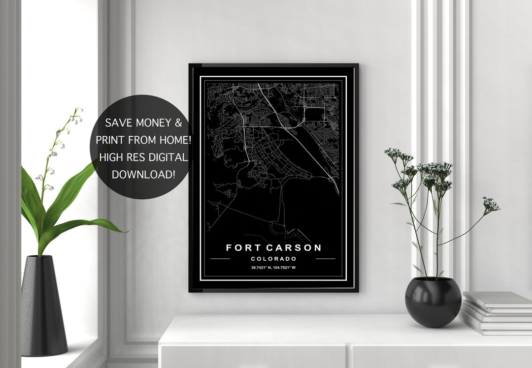 FORT CARSON MAP, High Res Download, Map of Fort Carson, Fort Carson Map ...