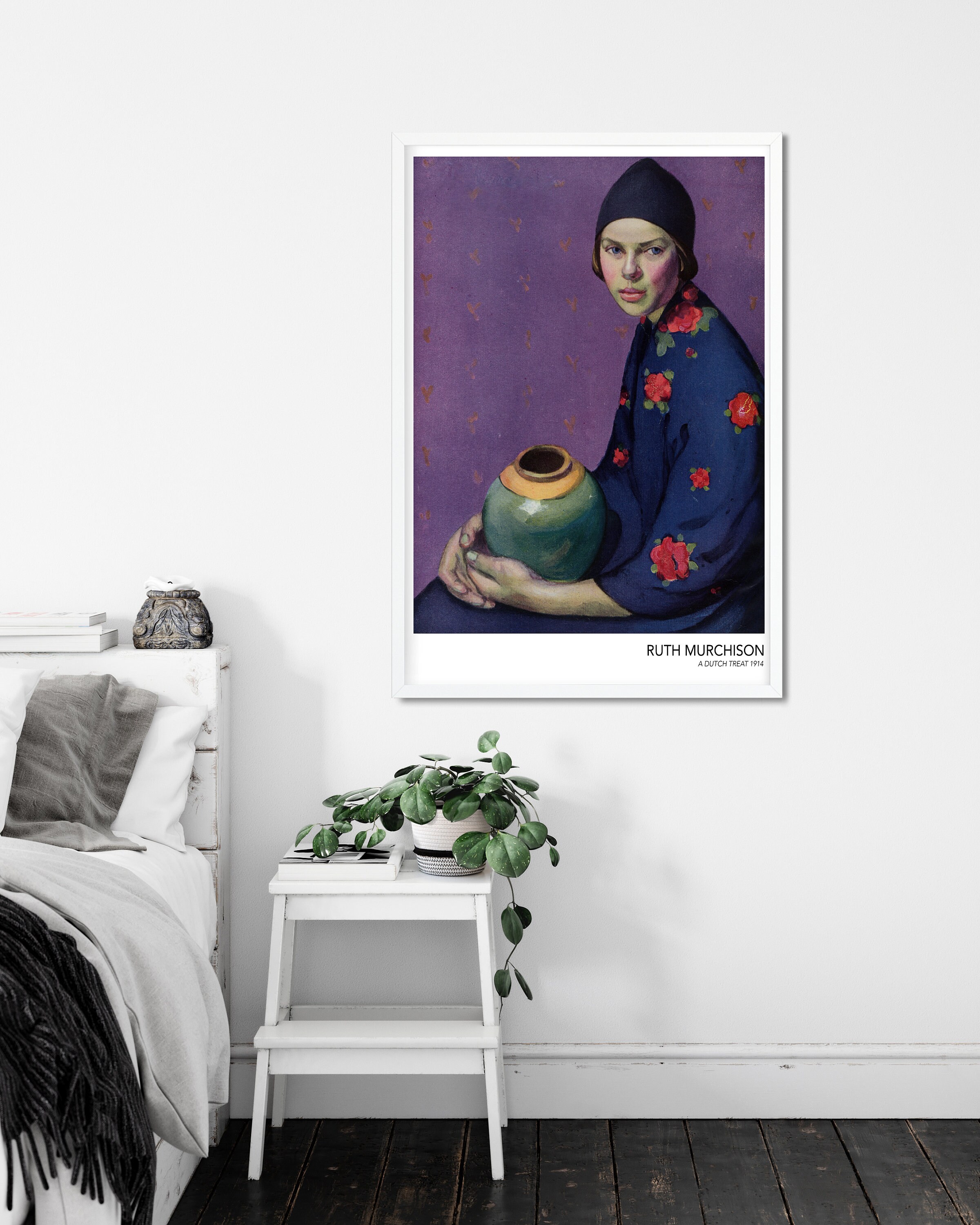 RUTH MURCHISON PRINT, Vintage Print, Vintage Art Painting, Ruth ...