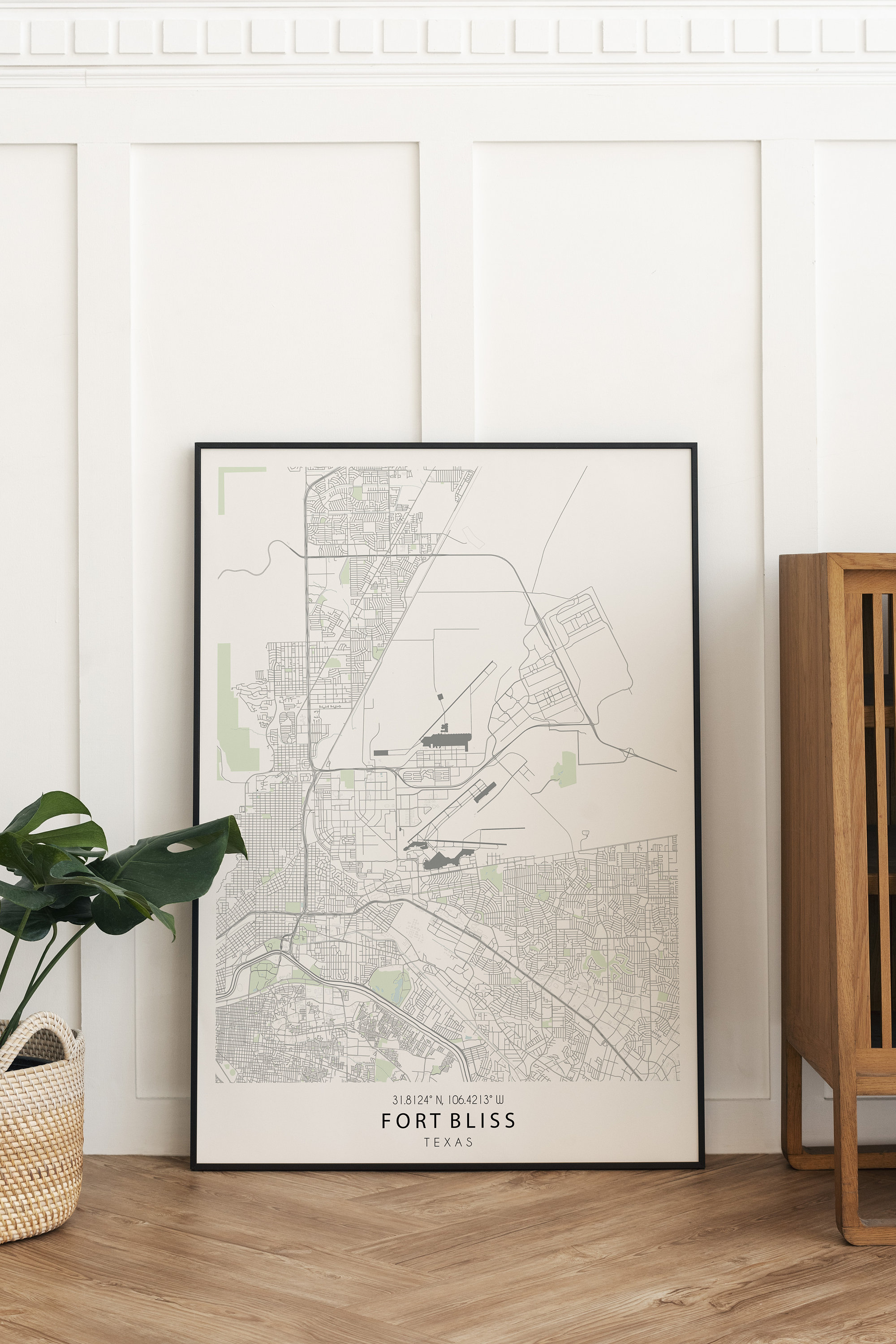 FORT BLISS MAP Map of Fort Bliss Fort Bliss Base Map Fort - Etsy