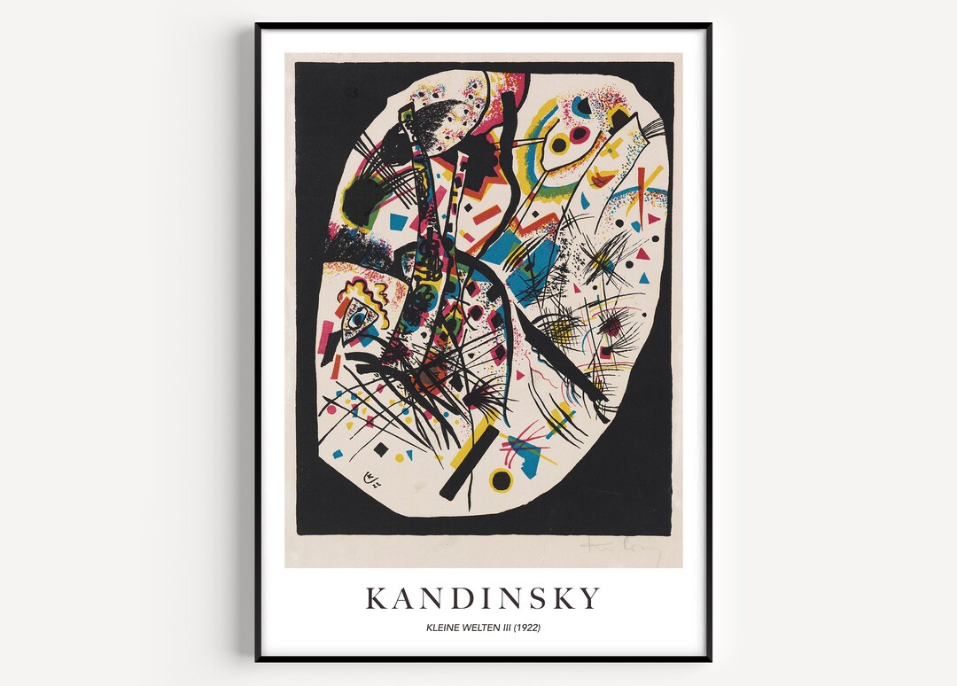 WASSILY KANDINSKY PRINT, Exhibition Poster, Abstract Painting ...