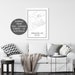 LUZ MAP PRINT, High Res Map, Map of Praia Da Luz, Praia Da Luz City Map ...