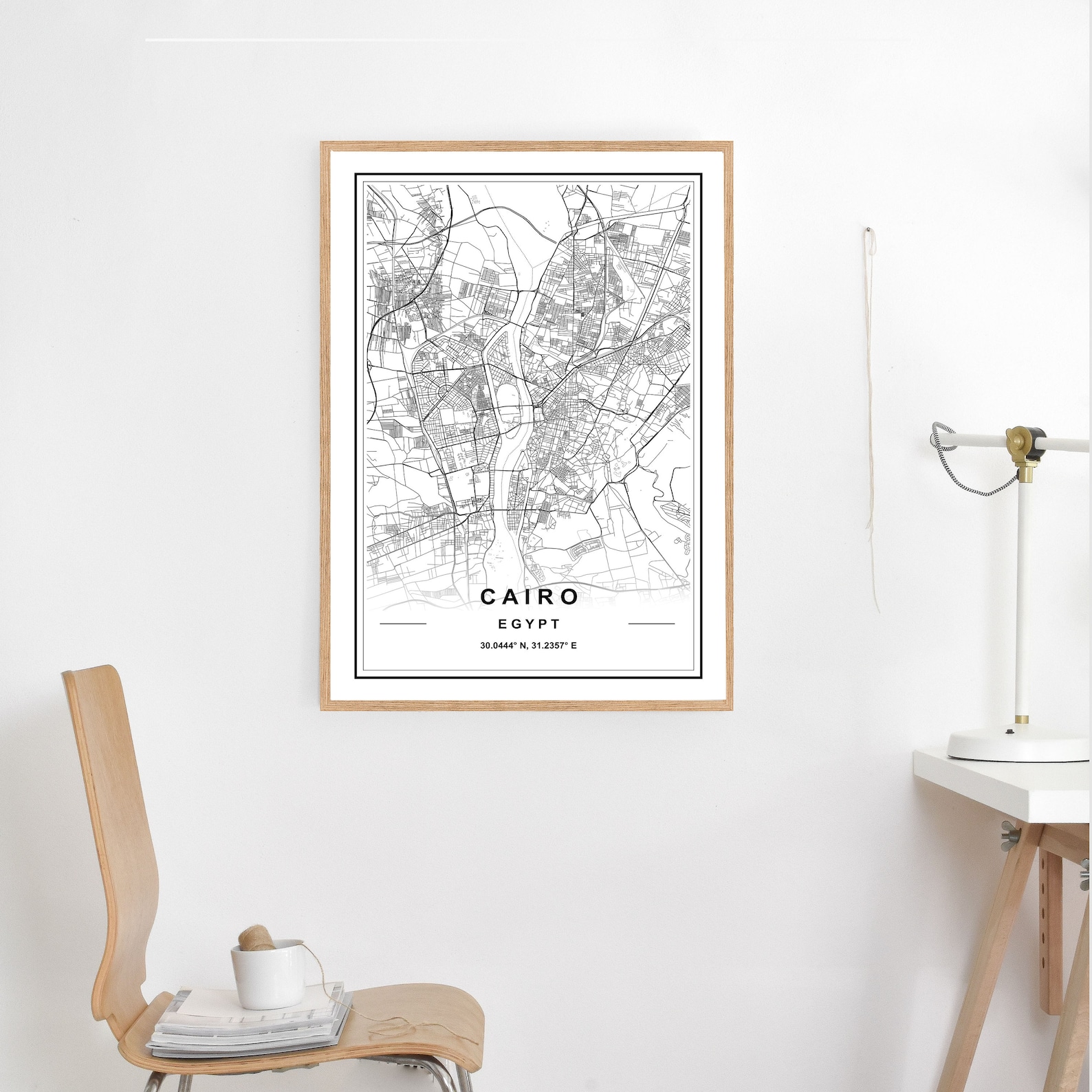 CAIRO MAP PRINT High Res Map Map of Cairo Cairo City Map - Etsy