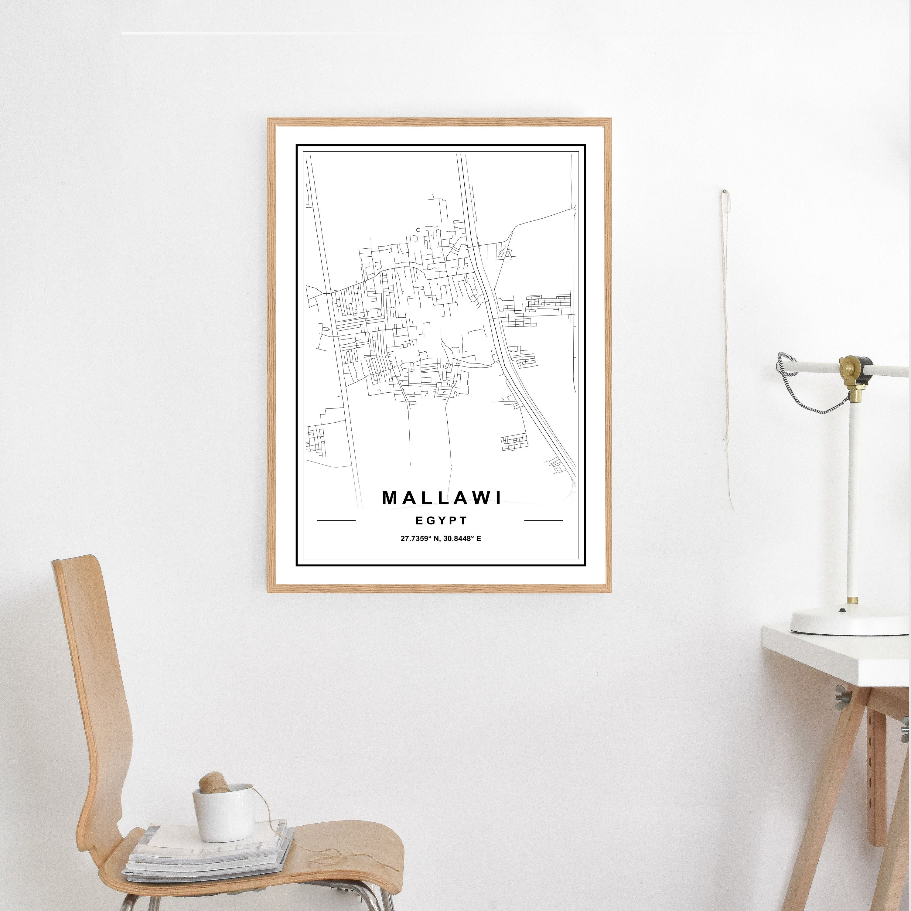 MALLAWI MAP PRINT High Res Map Map of Mallawi Mallawi City - Etsy