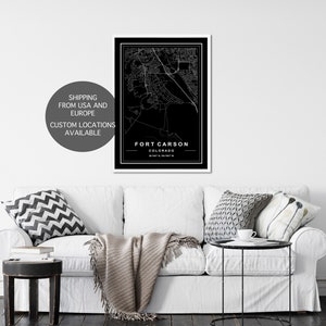 FORT CARSON MAP, High Res Map, Map of Fort Carson, Fort Carson City Map ...