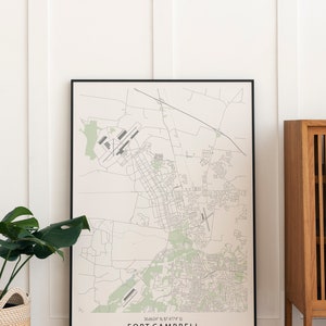 FORT CAMPBELL MAP, Map of Fort Campbell, Fort Campbell Base Map, Fort ...