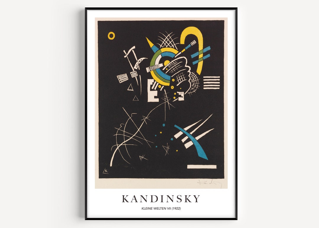 WASSILY KANDINSKY PRINT, Exhibition Poster, Abstract Painting ...