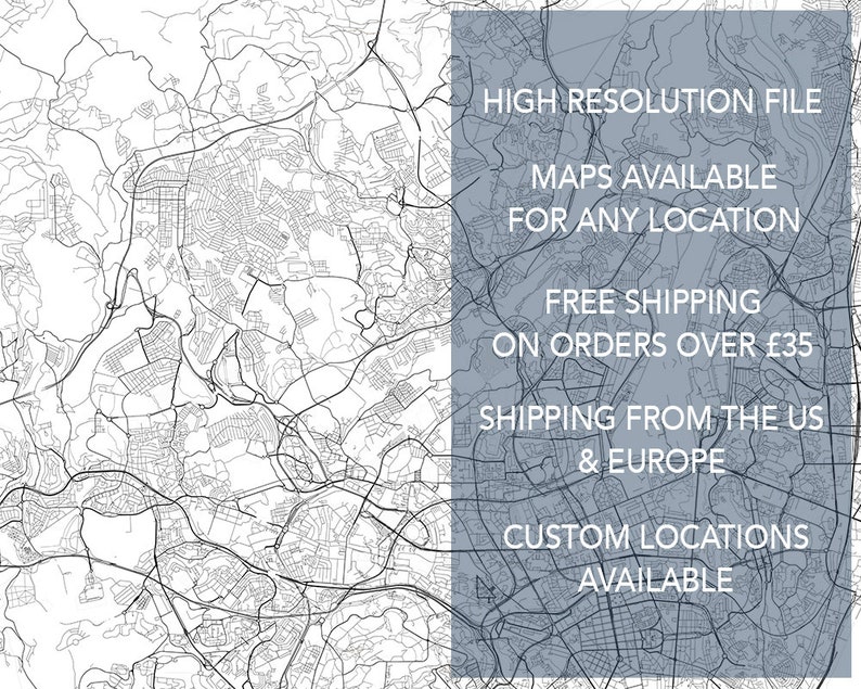 ROSTOCK MAP PRINT Map of Rostock Rostock City Map Rostock | Etsy