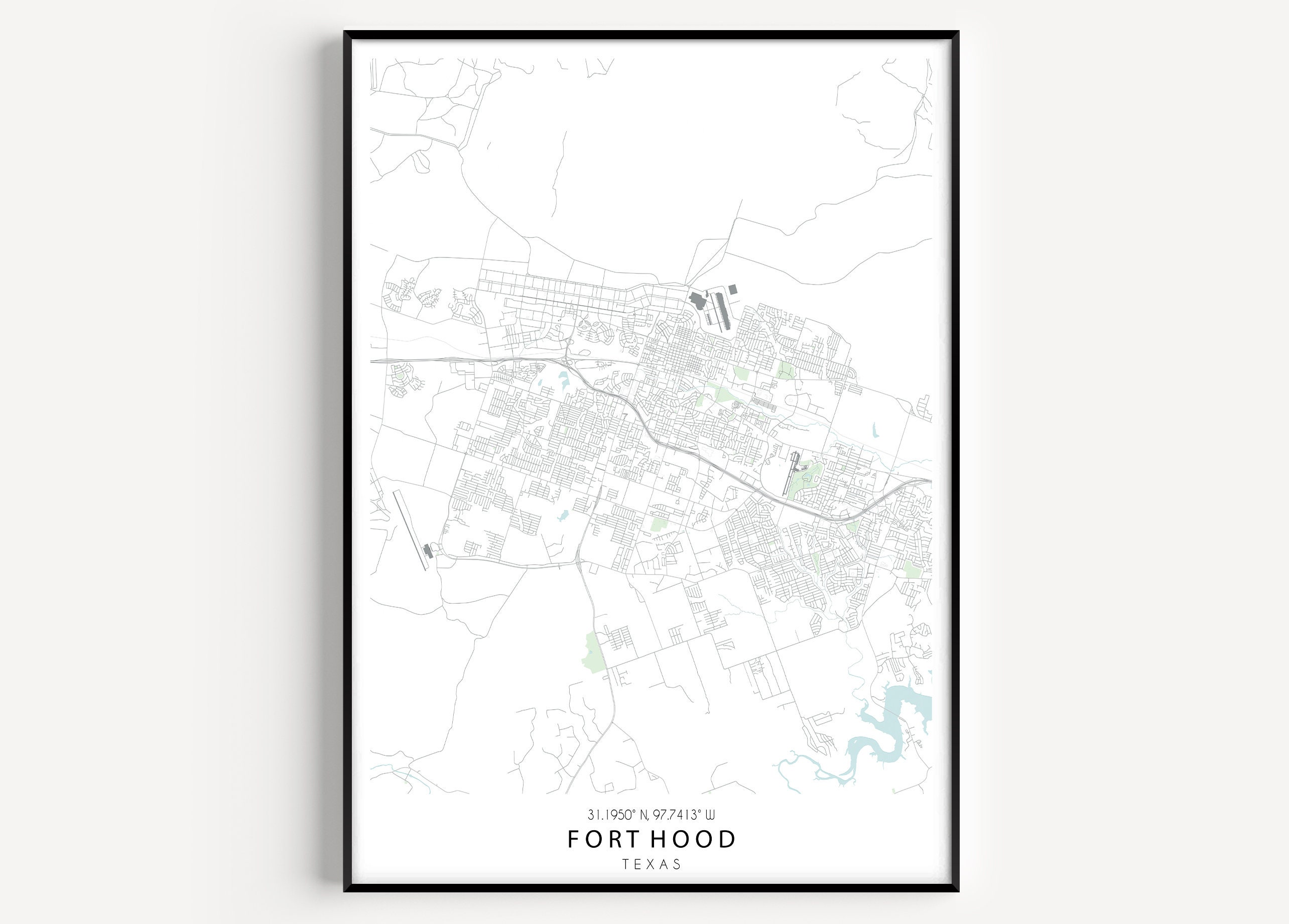 FORT HOOD MAP, Map of Fort Hood, Fort Hood Base Map, Fort Hood Map ...