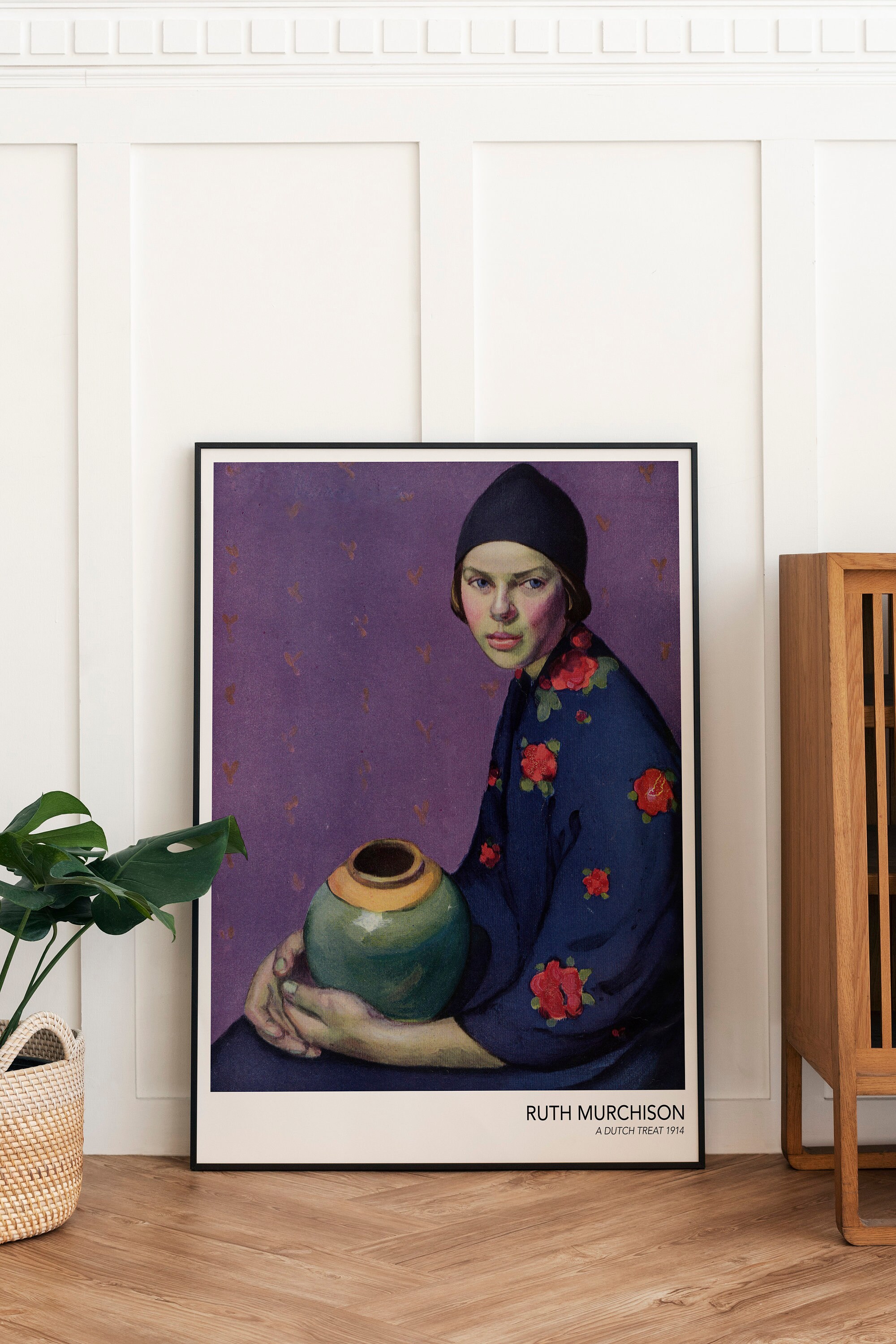 RUTH MURCHISON PRINT, Vintage Print, Vintage Art Painting, Ruth ...