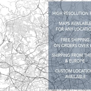 ALRESFORD MAP PRINT, High Res Map, Map of Alresford, Alresford City Map ...