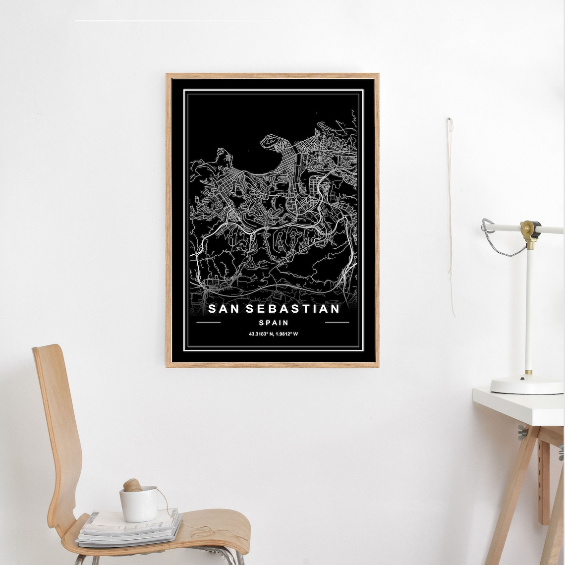 SAN SEBASTIAN MAP, High Res Download, Map of San Sebastian, San ...