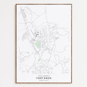 FORT KNOX MAP, Map of Fort Knox, Fort Knox Base Map, Fort Knox Map ...