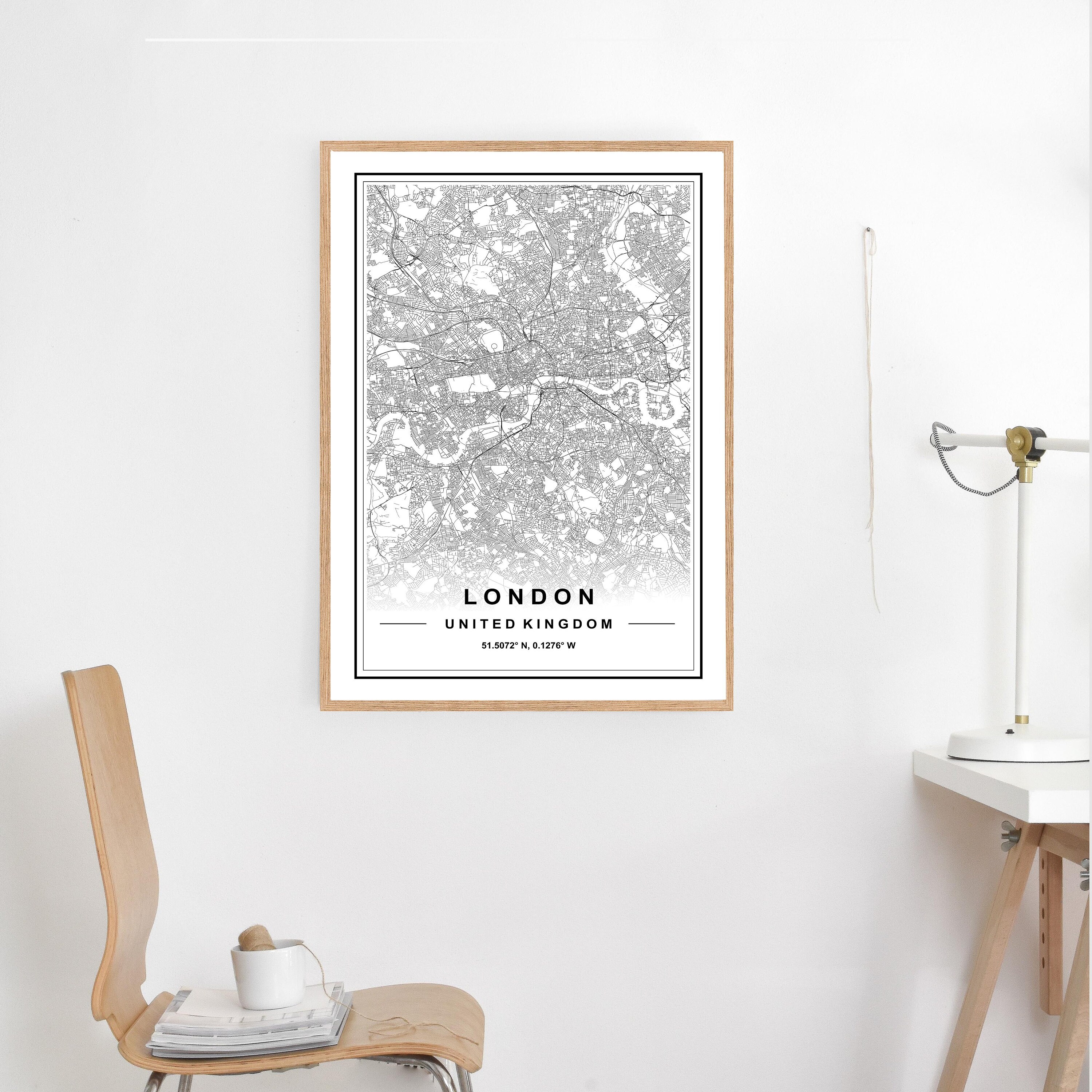 LONDON MAP, High Res Map, Map of London, London City Map, London Map ...