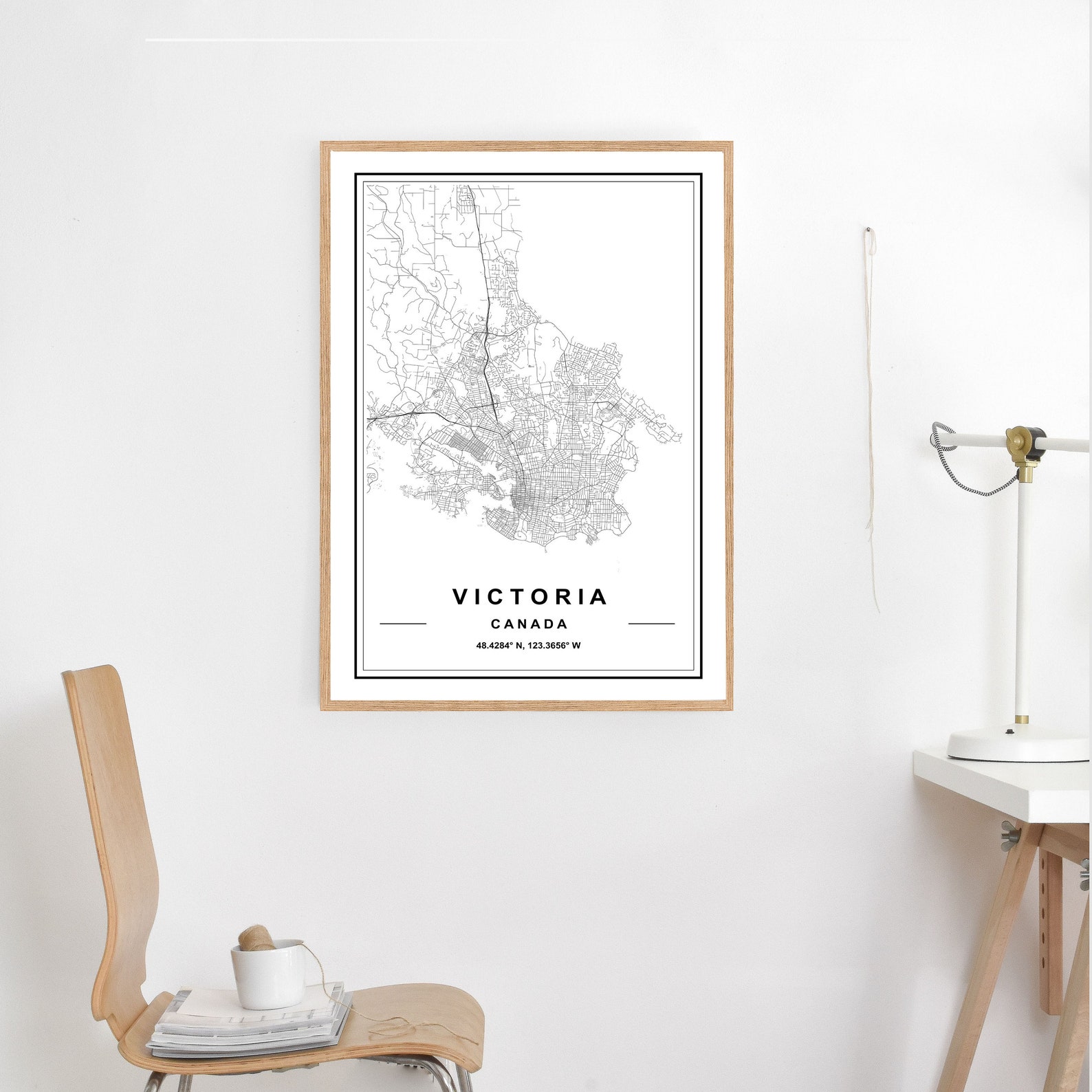 VICTORIA MAP PRINT, High Res Download, Map of Victoria, Victoria Map ...