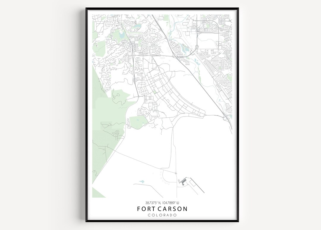 FORT CARSON MAP, Map of Fort Carson, Fort Carson Base Map, Fort Carson ...
