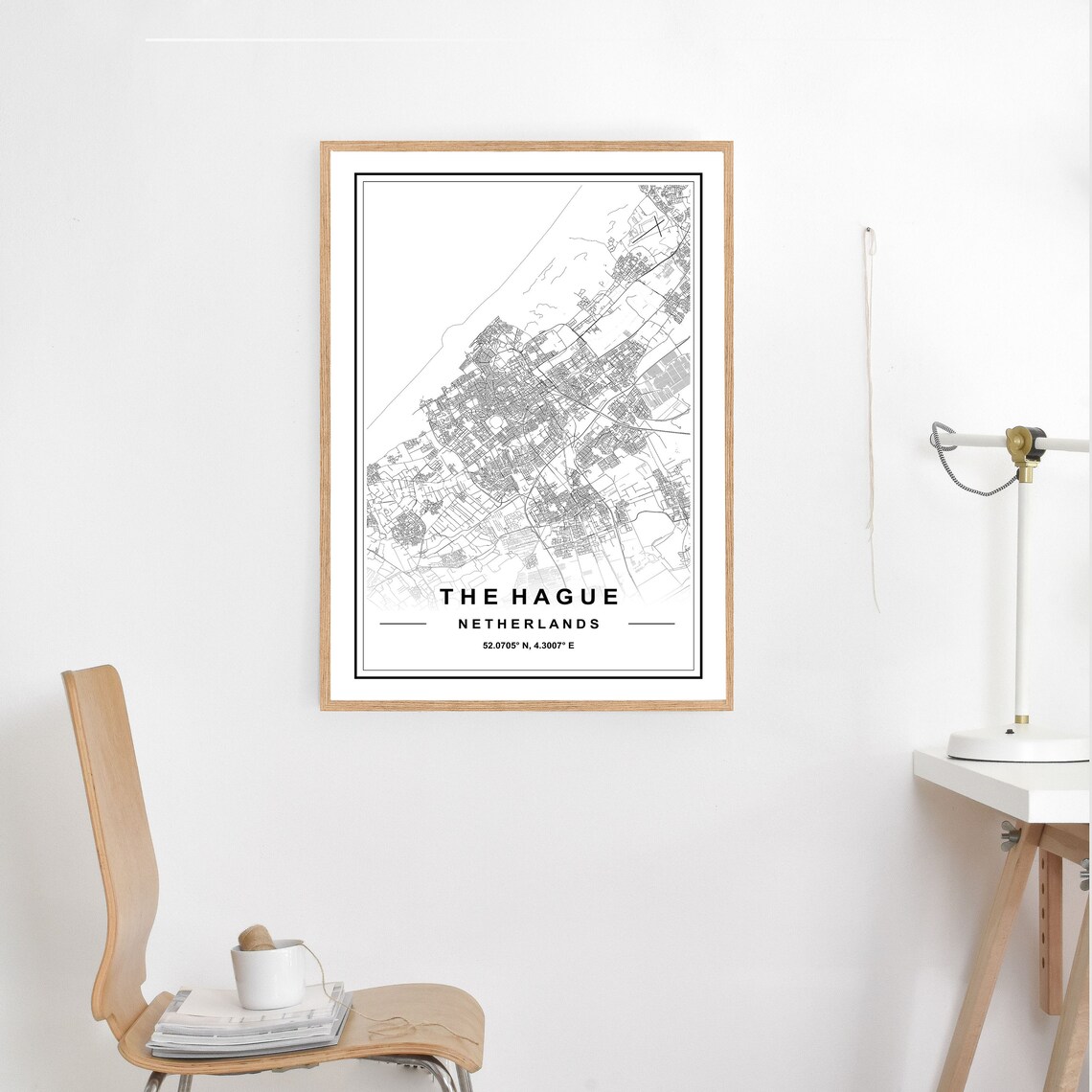 THE HAGUE MAP High Res Map Map of the Hague the Hague City | Etsy