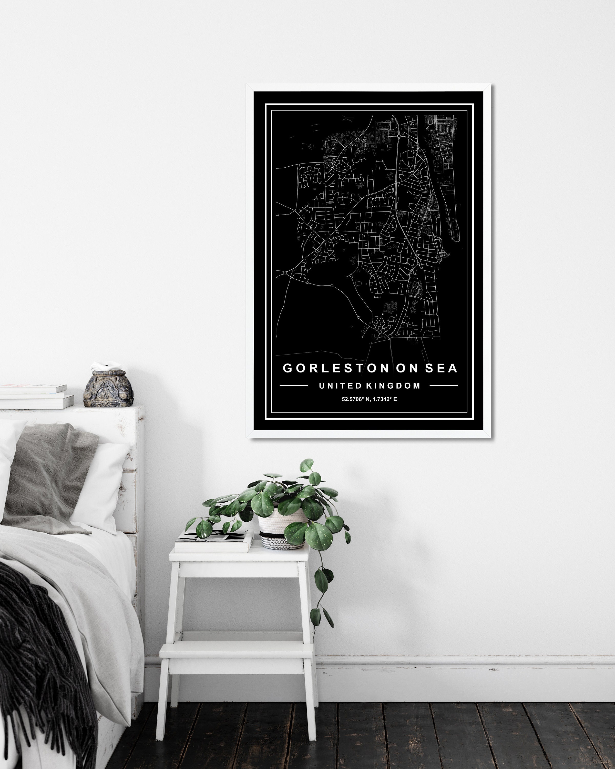 GORLESTON MAP PRINT Map of Gorleston Gorleston City Map - Etsy