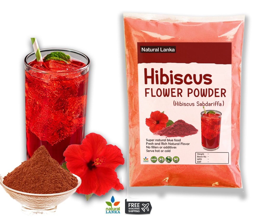 Organic Hibiscus Flower Powder (hibiscus Sabdariffa) - Etsy
