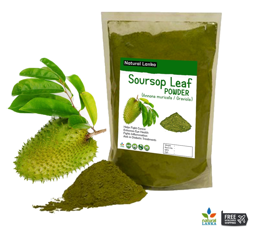 Soursop Leaf Tea | Graviola Powder | Guanabana | Annona Muricata ...