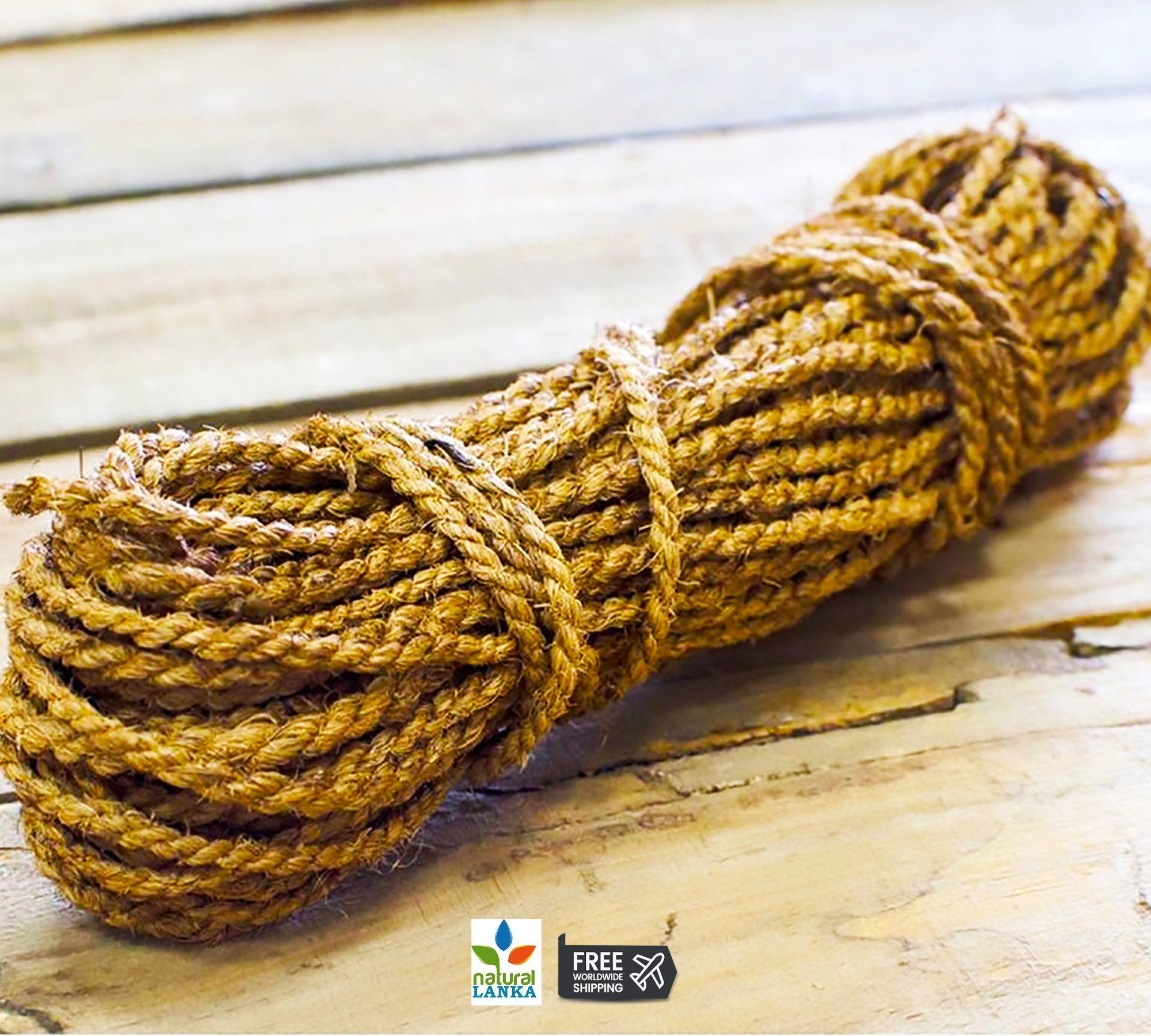 COCO TWIN Coconut Fiber Rope Coconut Rope for Baskets Mats - Etsy