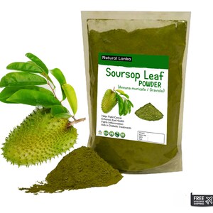 Soursop Leaves Powder & Fruit Powder / 100% Organic Dried Guanabana ...