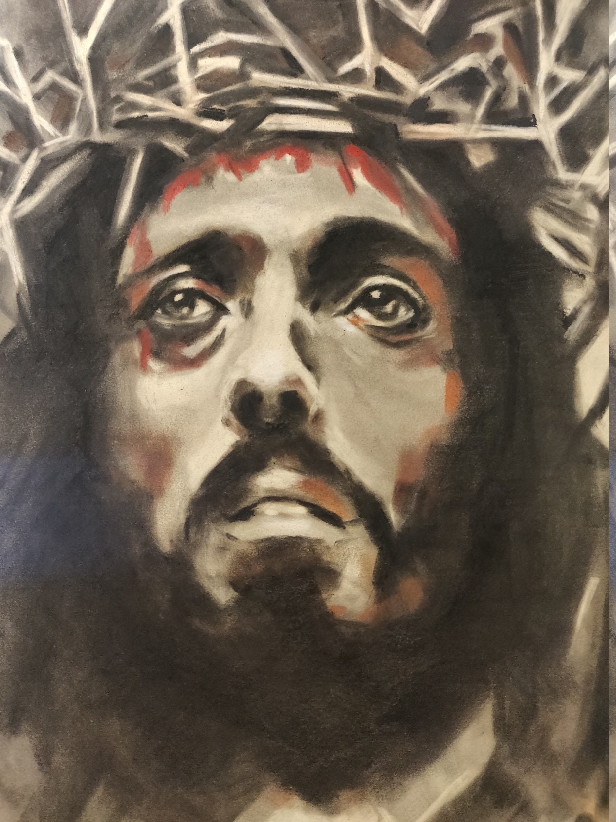 Robert Powell Jesús de Nazaret Arte moderno de Jesús Pintura de Jesús ...