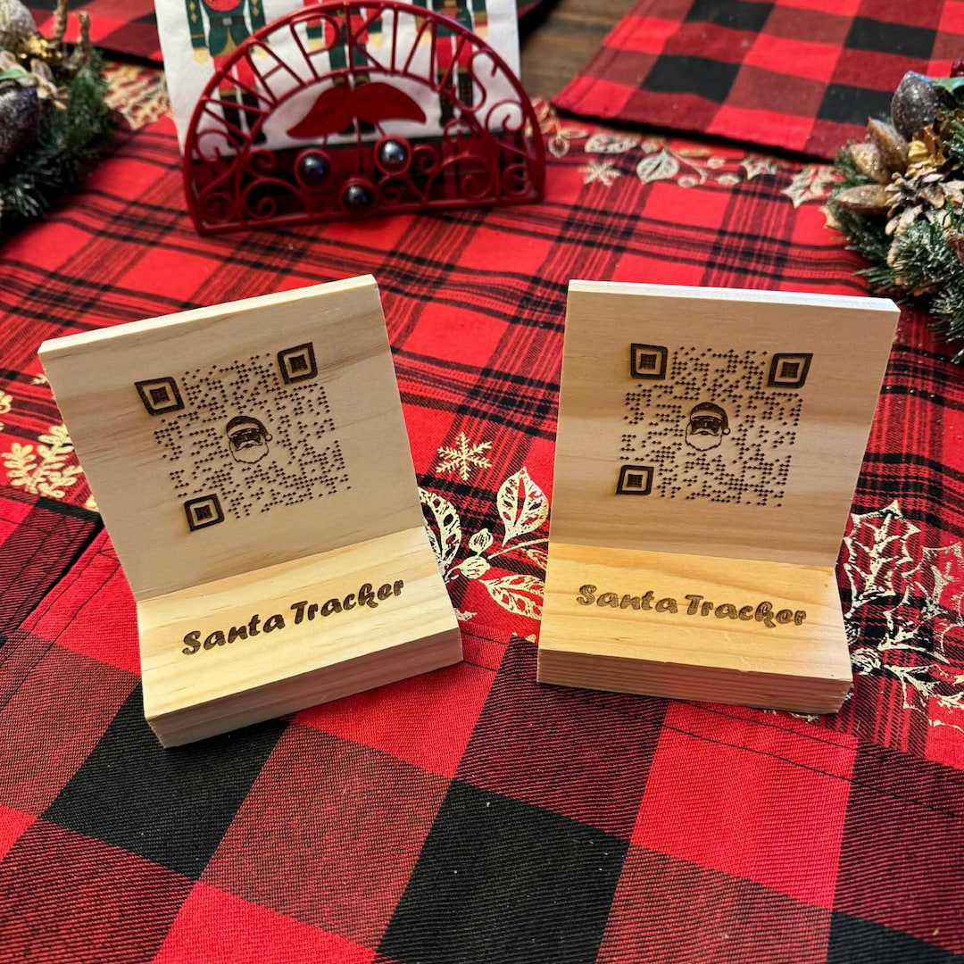 Santa Tracker With QR Code Link to Track Santa's Sleigh in Real Time or ...