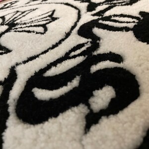 Hand Tufted Chrome Hearts Rug - Etsy