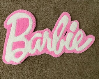 Handmade Barbie Rug Hand Tufted Rug Girls Bedroom Girls Decor Daughters ...