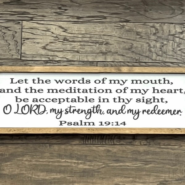 Rustic Bible Verse Wall Art - Etsy