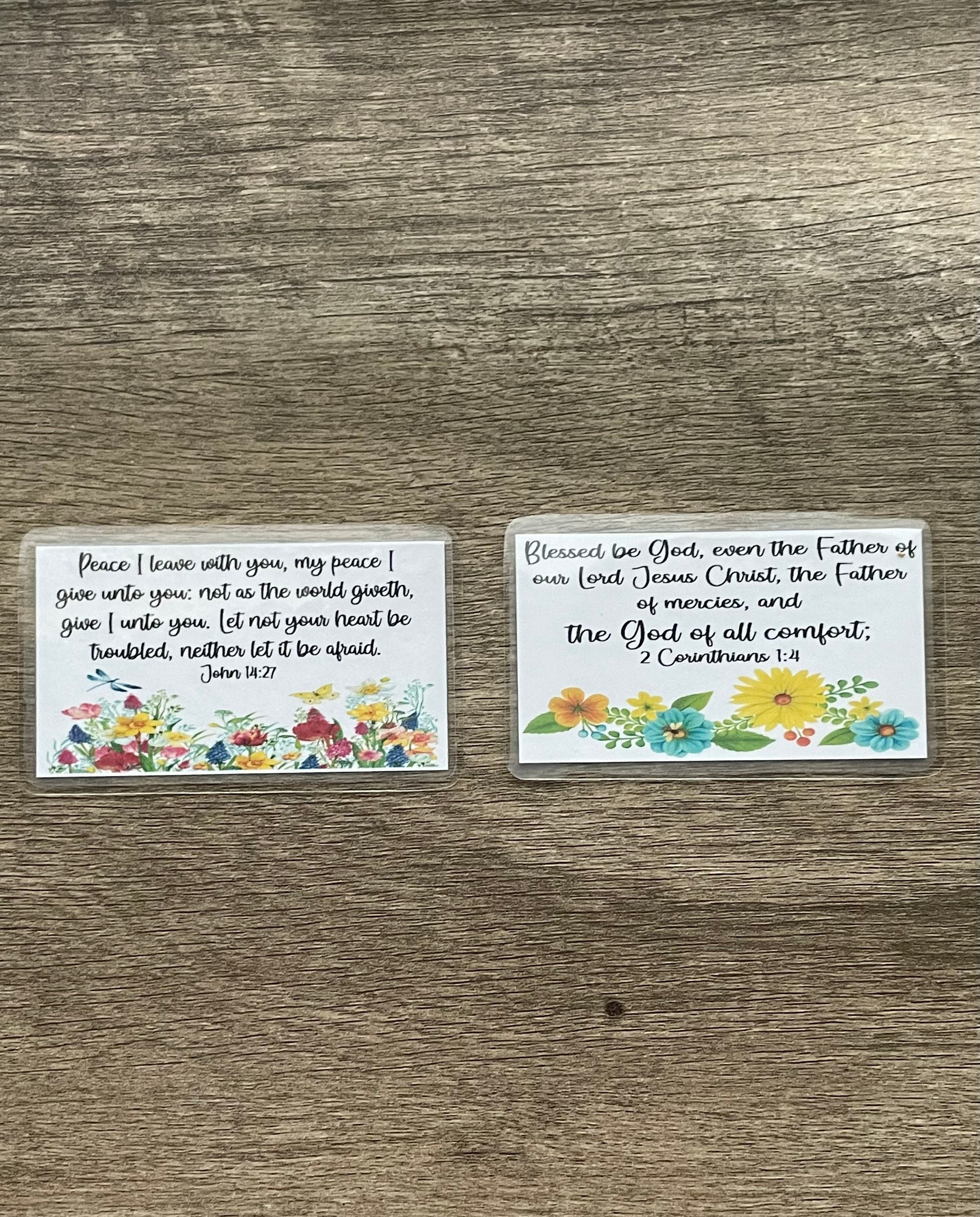 Scripture Cards (small), Bible Promise Cards, Laminated Scripture Cards ...