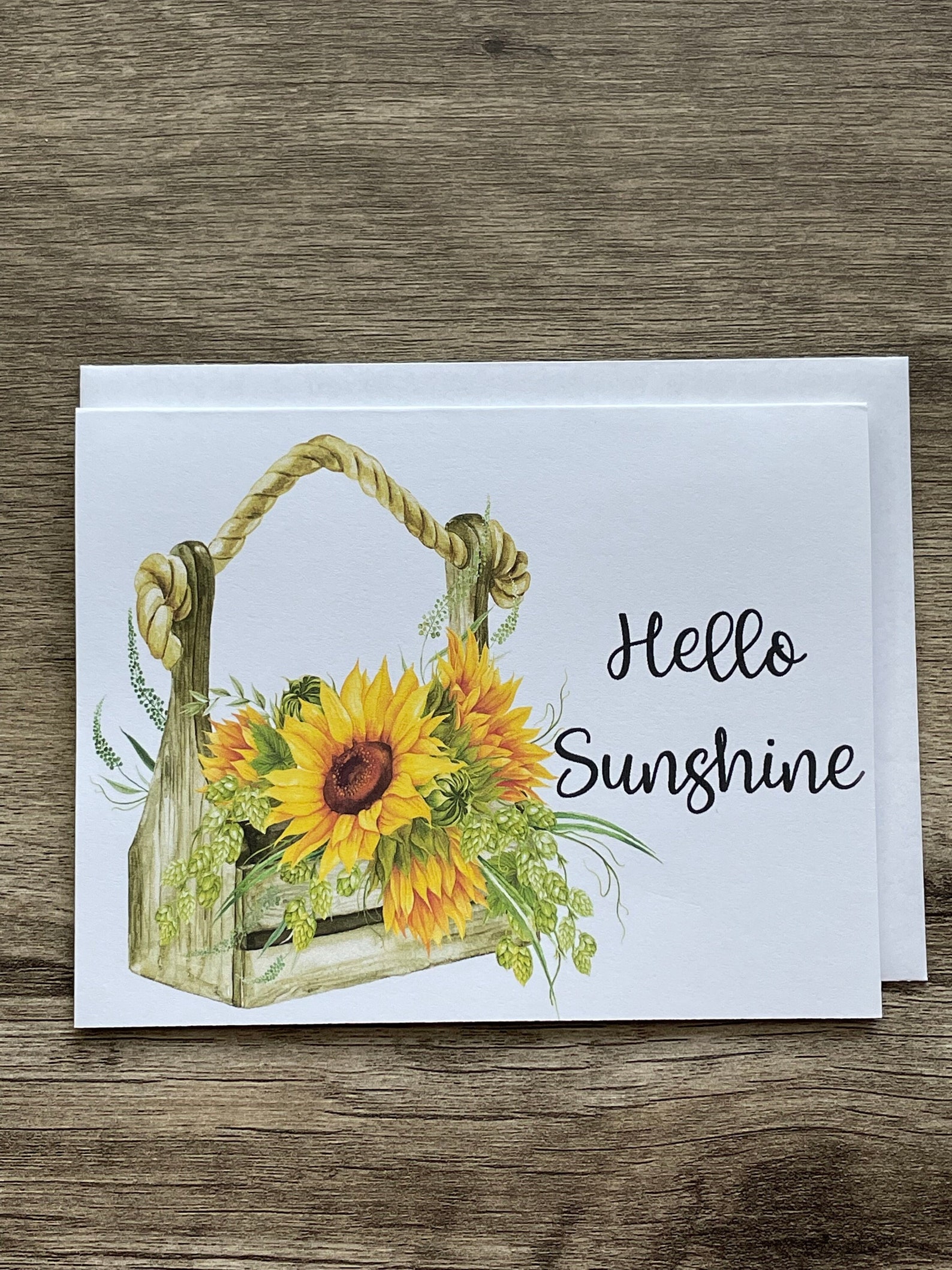 Set of 8 Sunflower Greeting Cards Sunflower Greeting Cards - Etsy