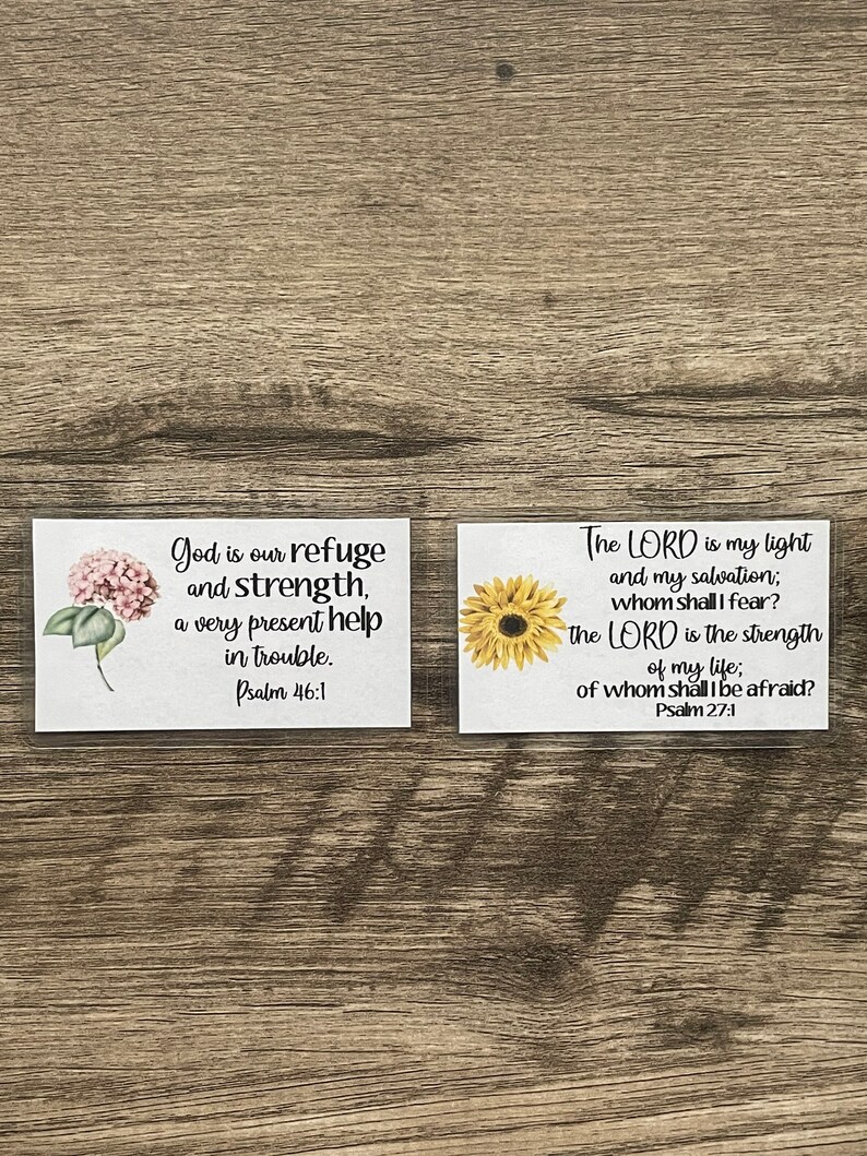 Scripture Cards small Bible Promise Cards Laminated - Etsy
