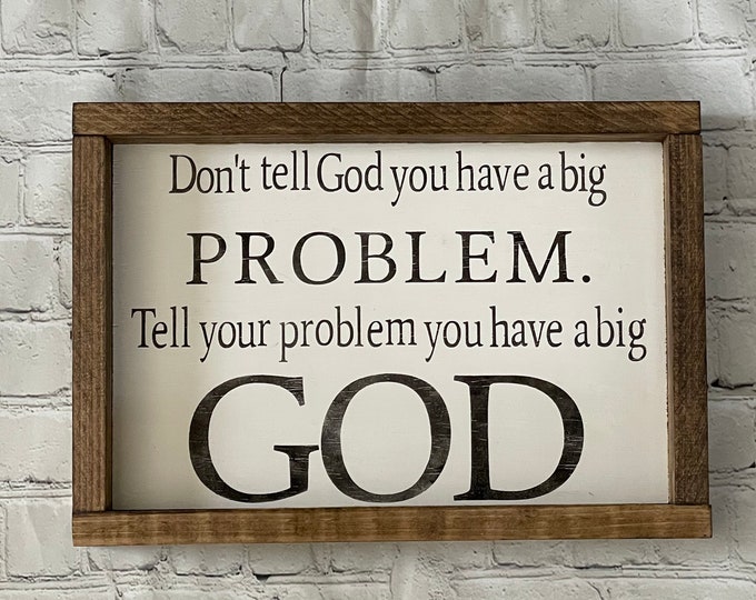 Christian Wall Art, Christian Sign, Christian Decor, Rustic Wood Sign ...