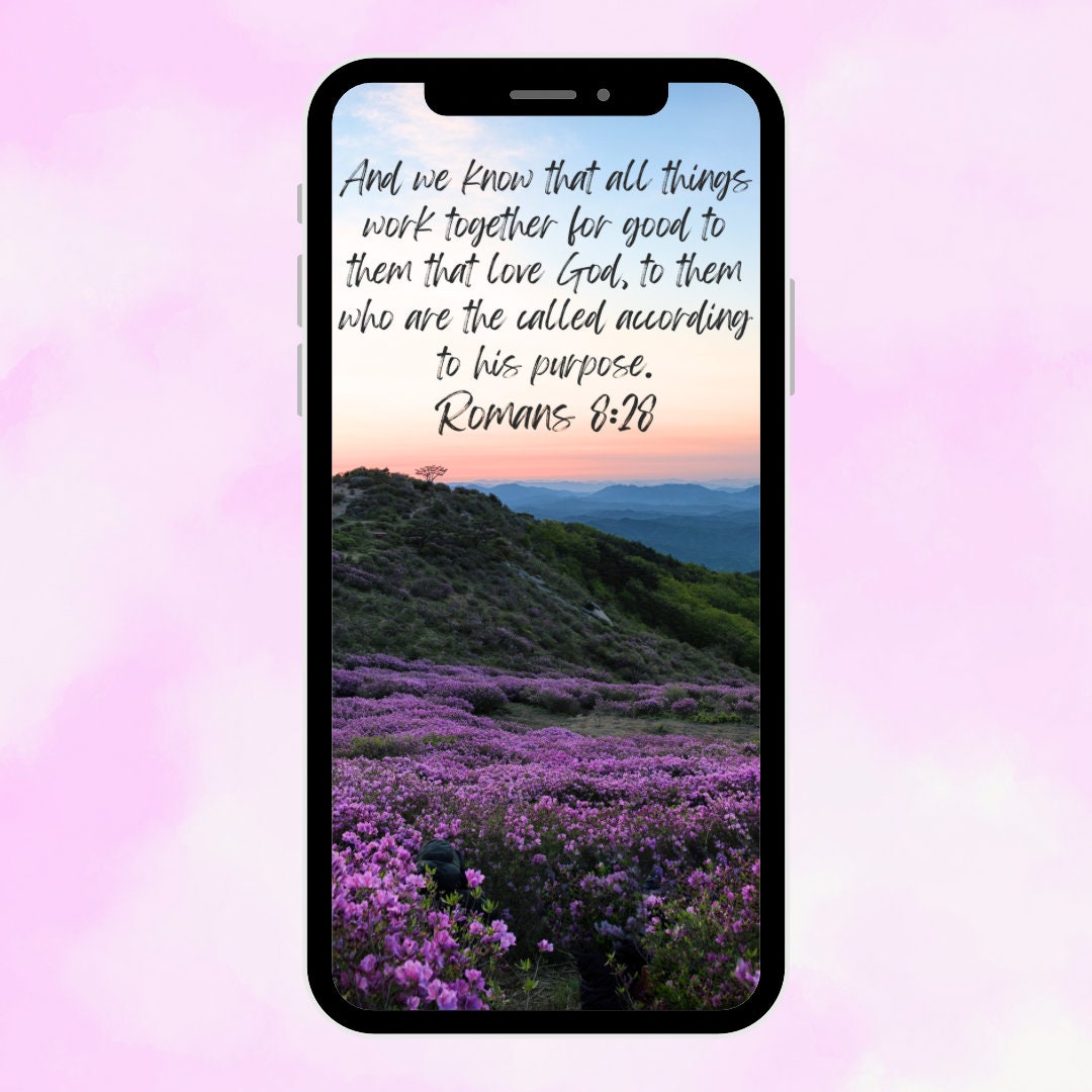 Scripture Phone Wallpaper, Proverbs 3:5,6 KJV Phone Wallpaper, Bible ...