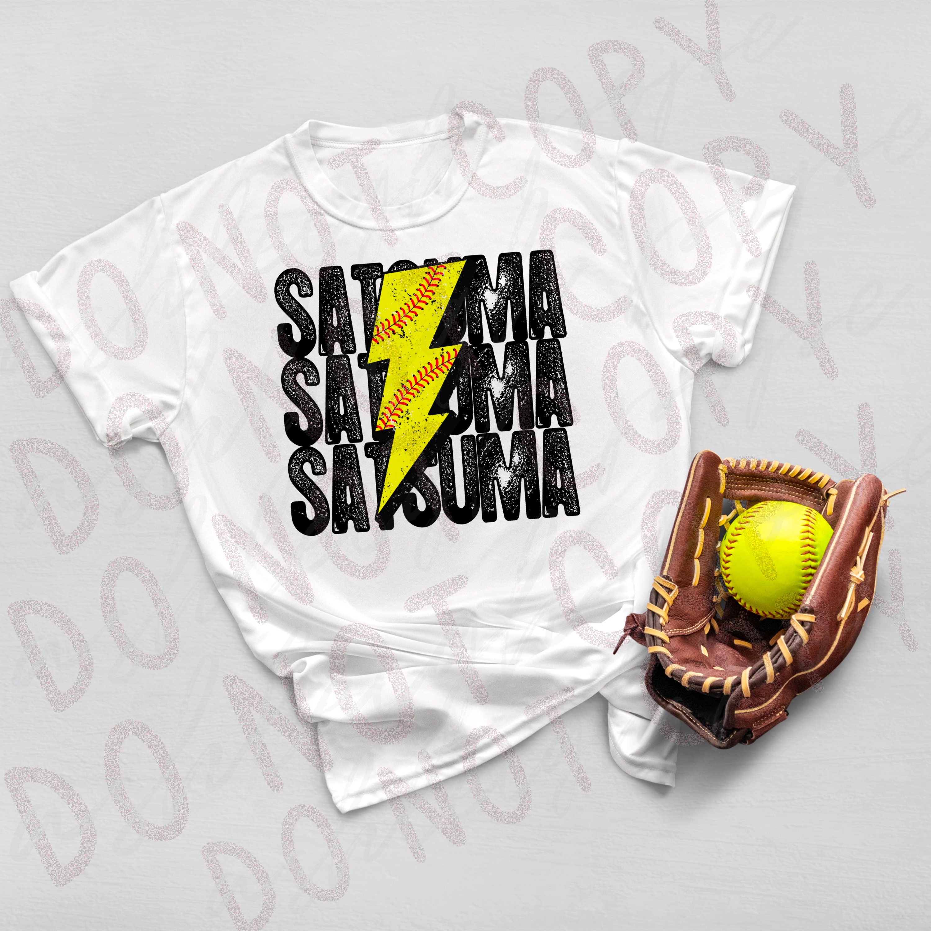Satsuma Softball PNG Sublimation Digital Design - Etsy