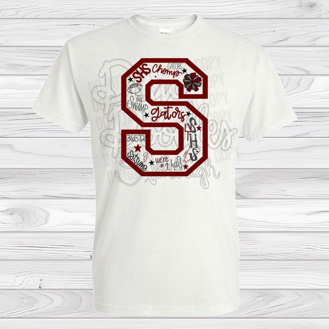 Satsuma Gators Football PNG Sublimation Digital Design - Etsy