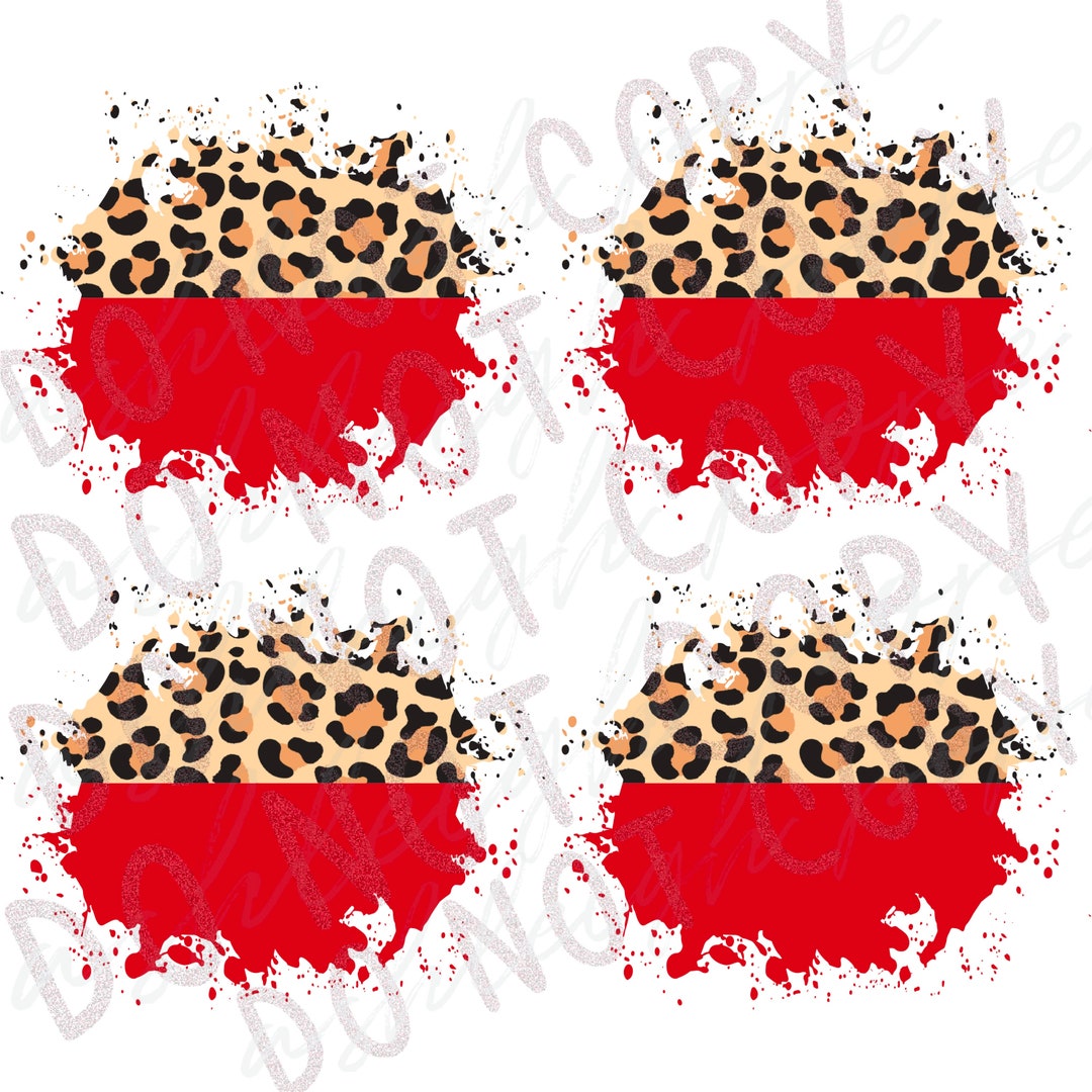 Matching Patches Leopard Mascot PNG Sublimation Digital Design - Etsy