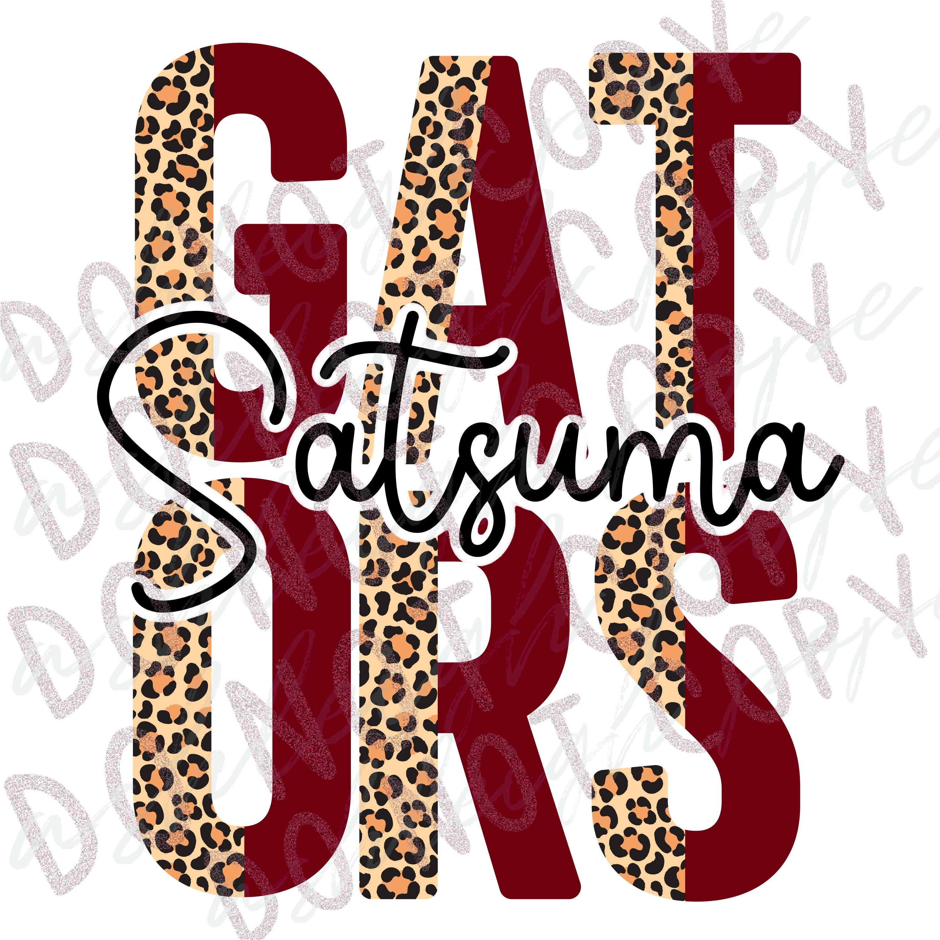 Satsuma Gators Leopard Mascot PNG Sublimation Digital Design - Etsy