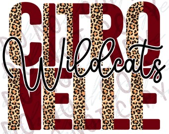 Satsuma Gators Leopard Mascot PNG Sublimation Digital Design | Etsy