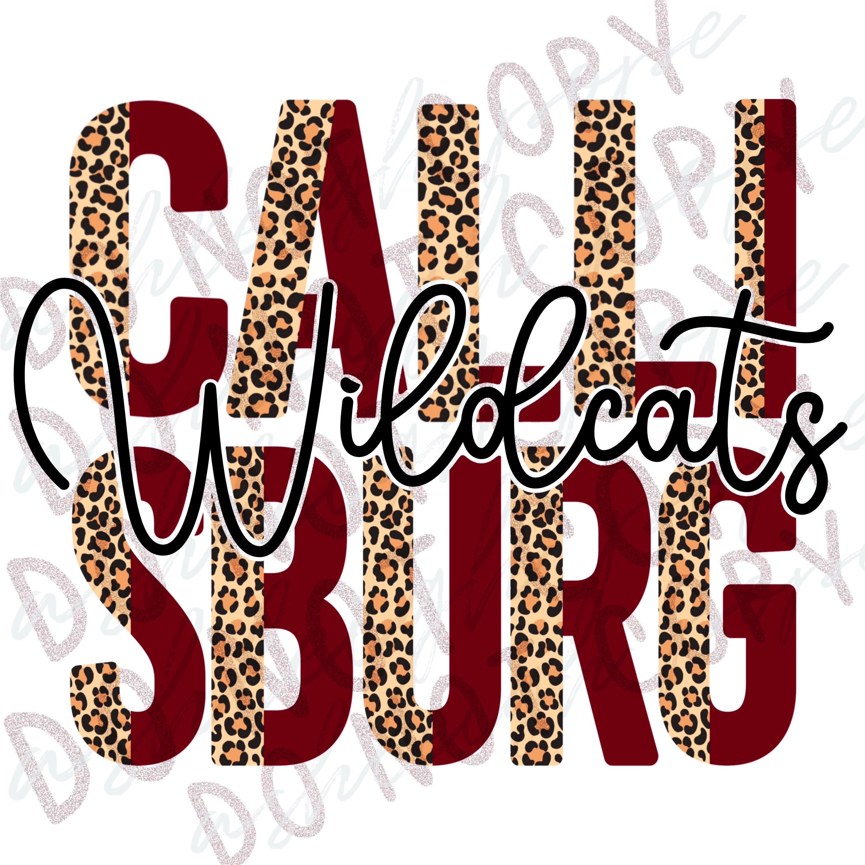 Callisburg Wildcats Leopard Mascot PNG Sublimation Digital Design - Etsy