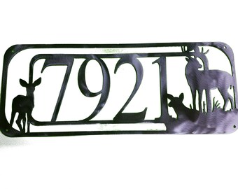 Metal Address Wildlife Sign - Etsy