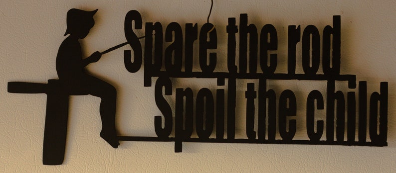 Spare the Rod Spoil the Child - Etsy